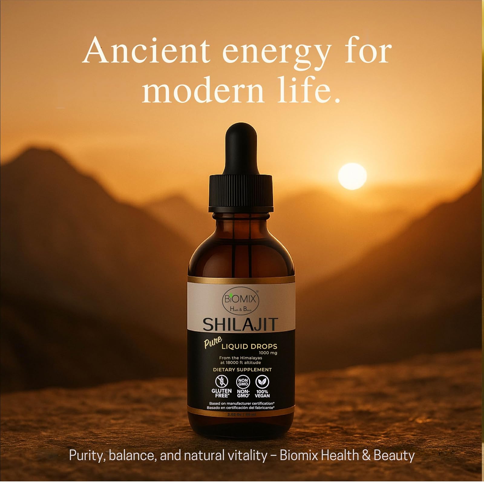 Organic Shilajit for overall health