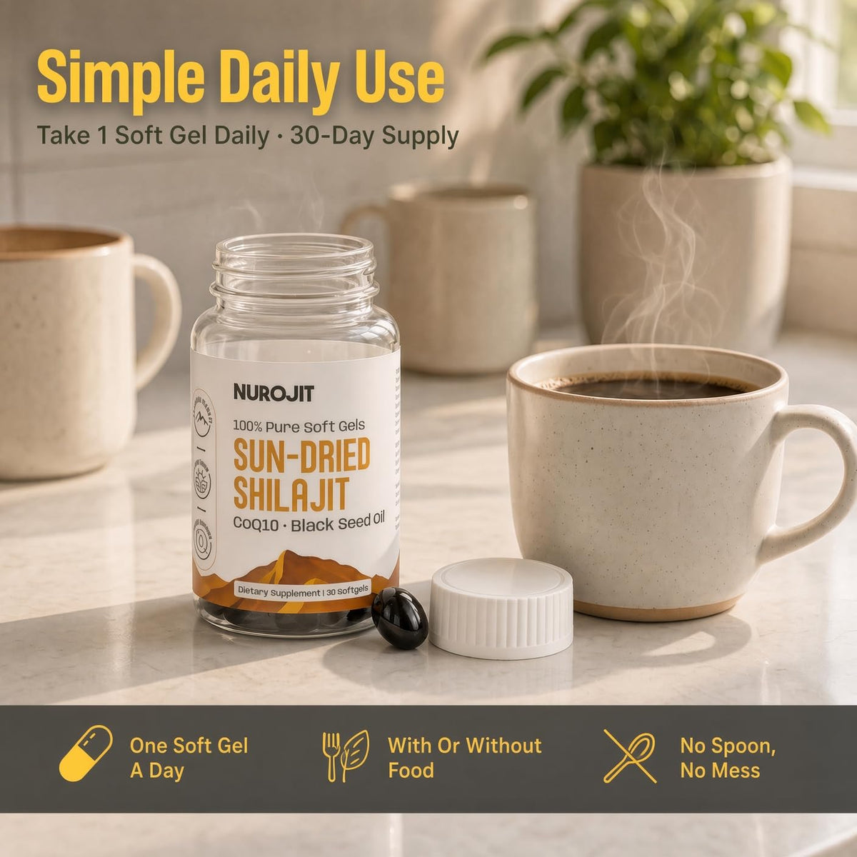 Organic Shilajit for overall wellness