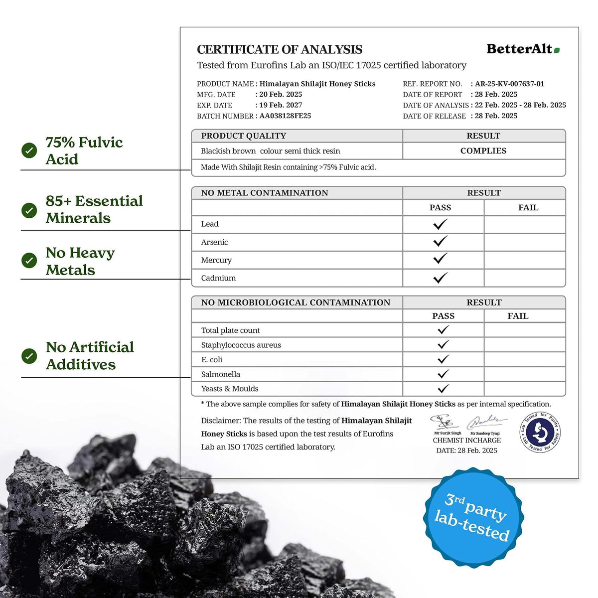 organic shilajit for vitality