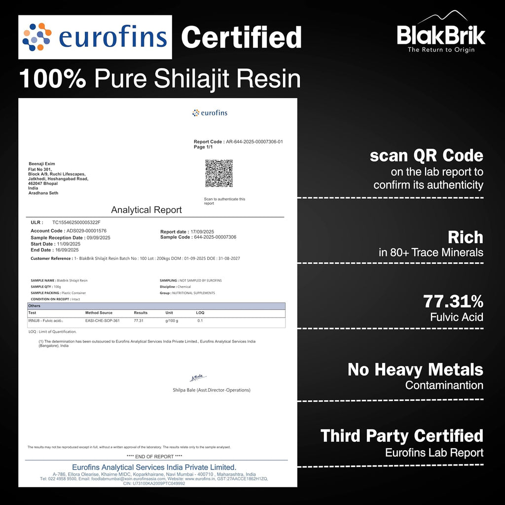 Organic Shilajit for wellness