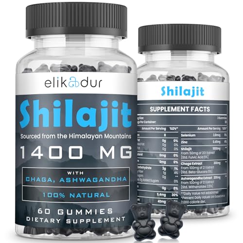 Organic Shilajit gummies for energy