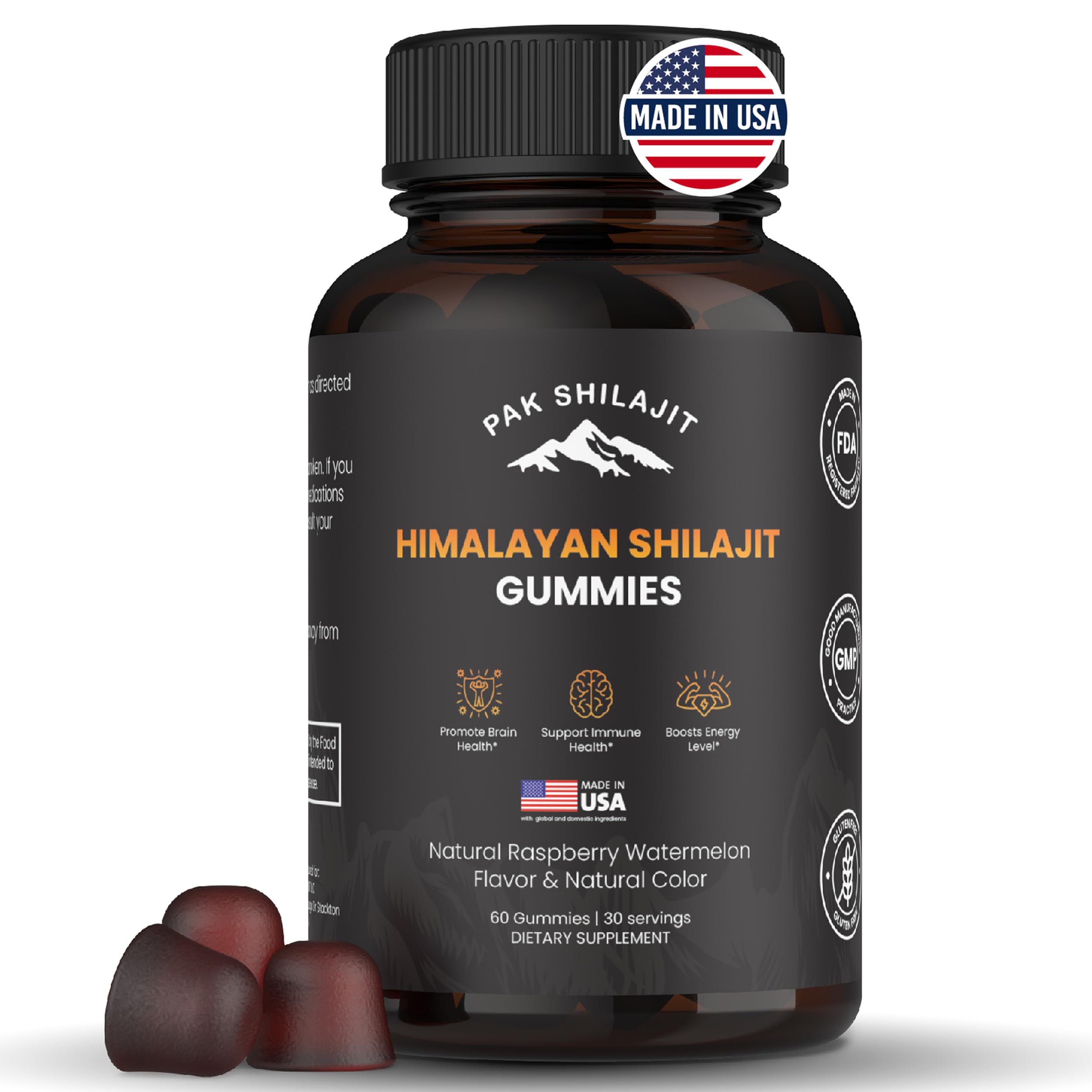organic shilajit gummies for energy