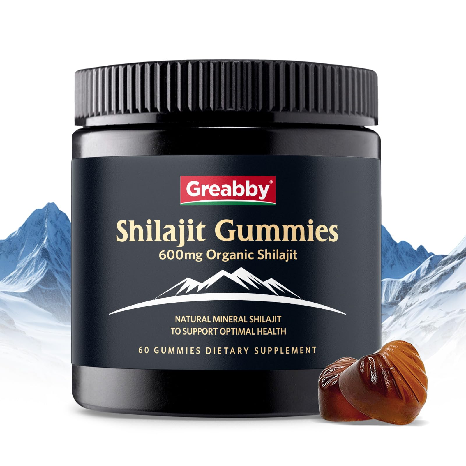 organic shilajit gummies for men