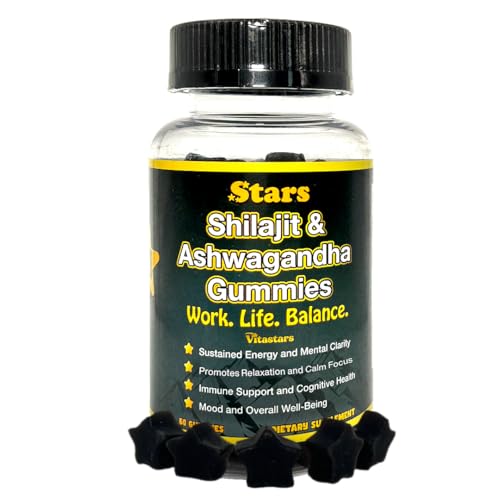 Organic shilajit gummies for stress relief