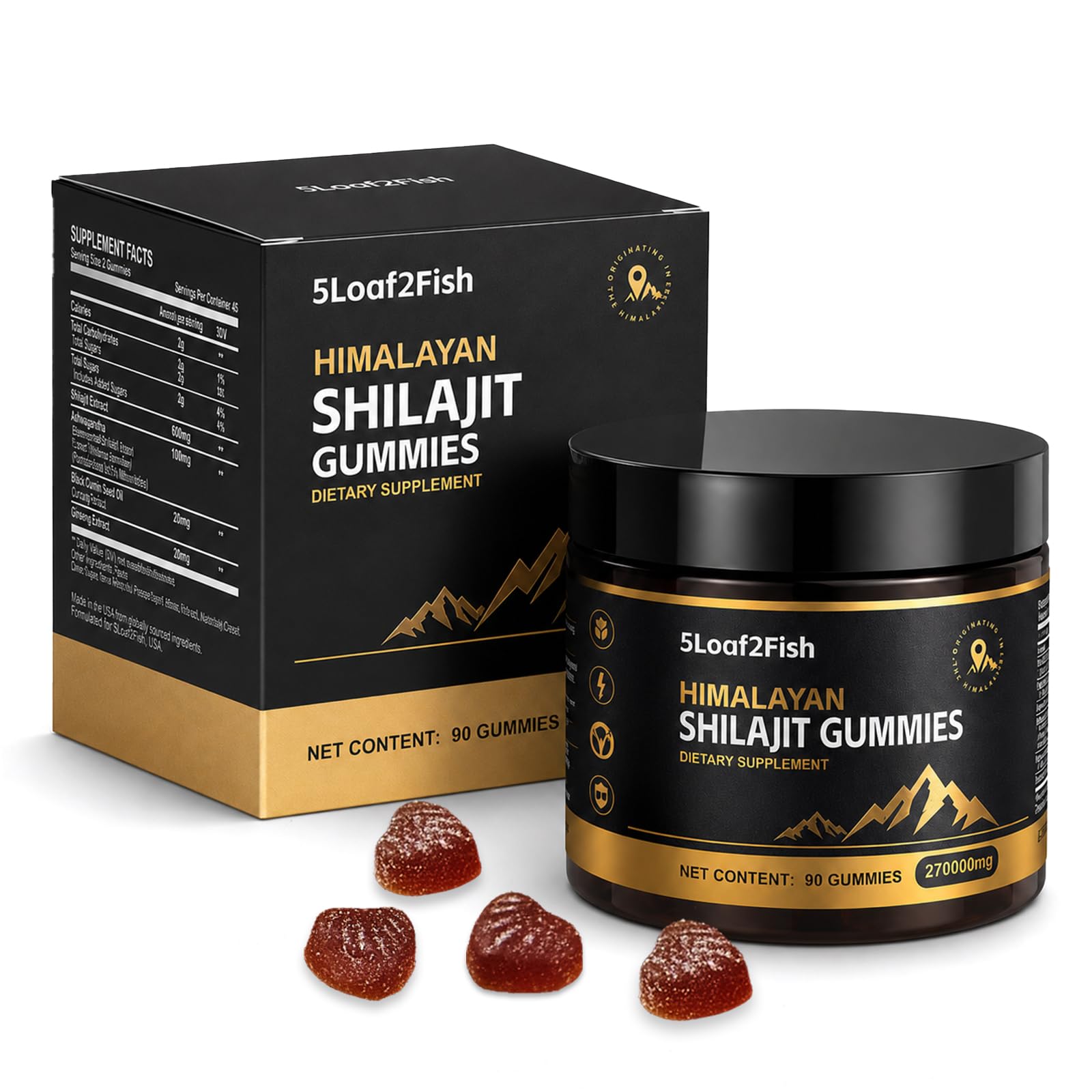organic shilajit gummies for wellness