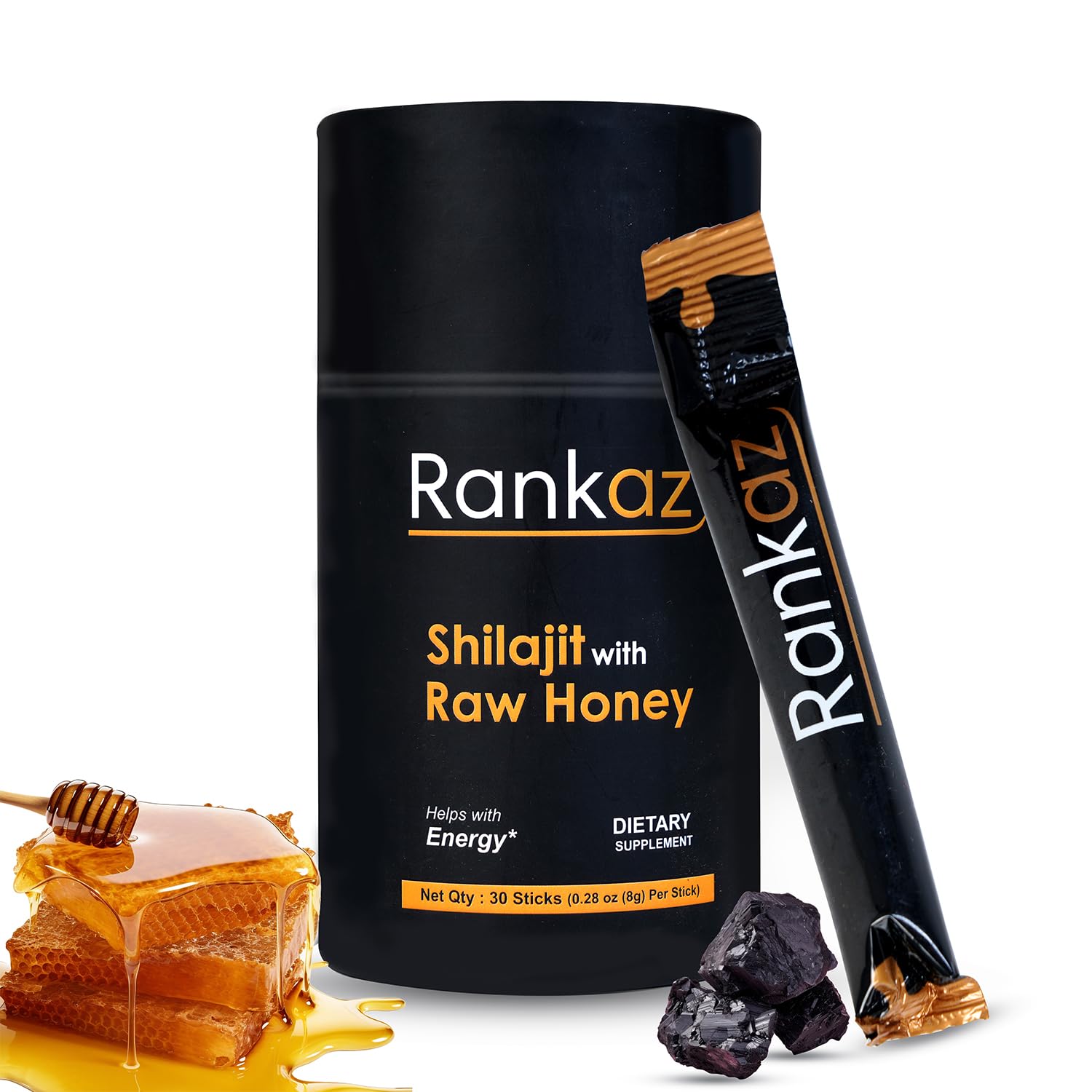 organic shilajit honey sticks