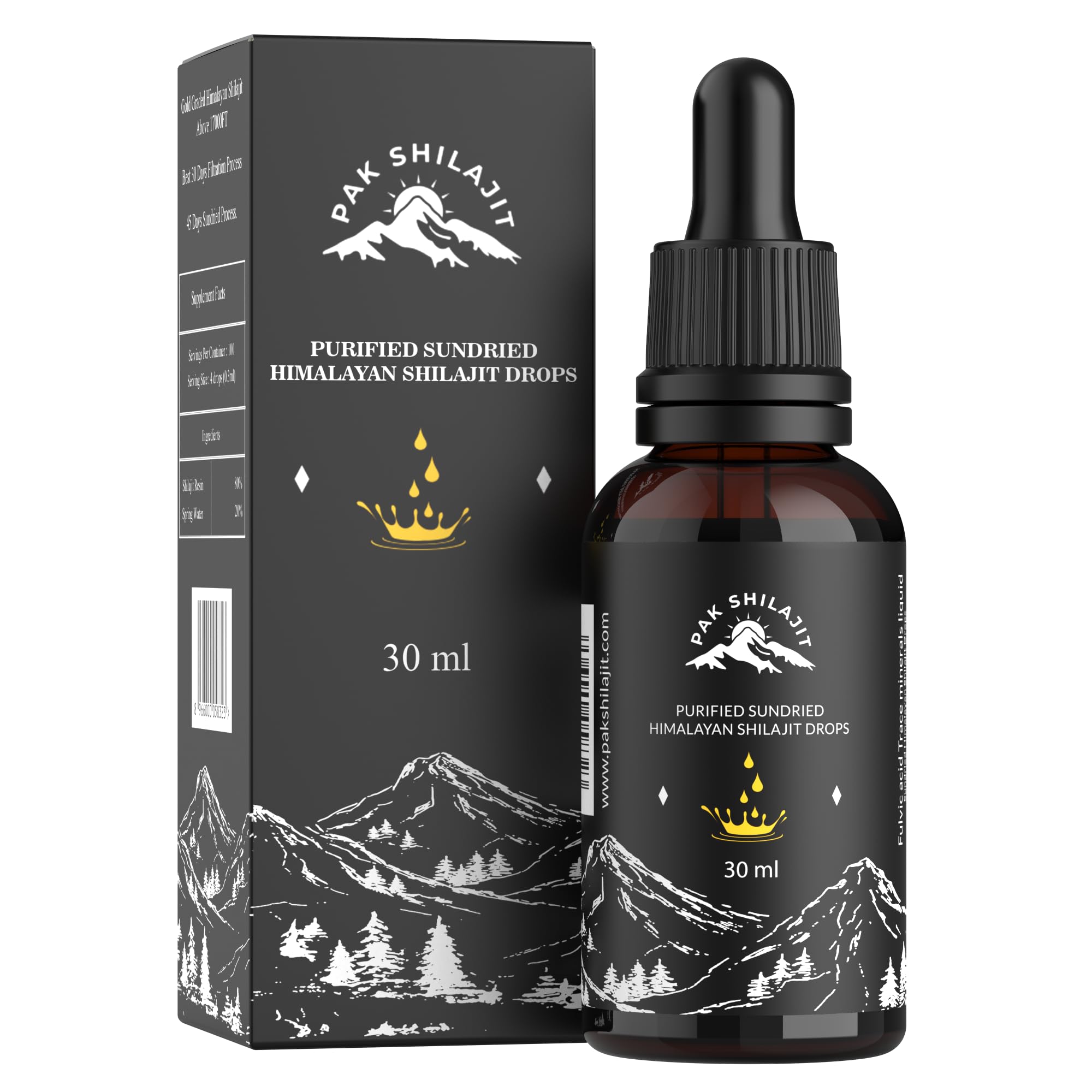 organic shilajit liquid drops