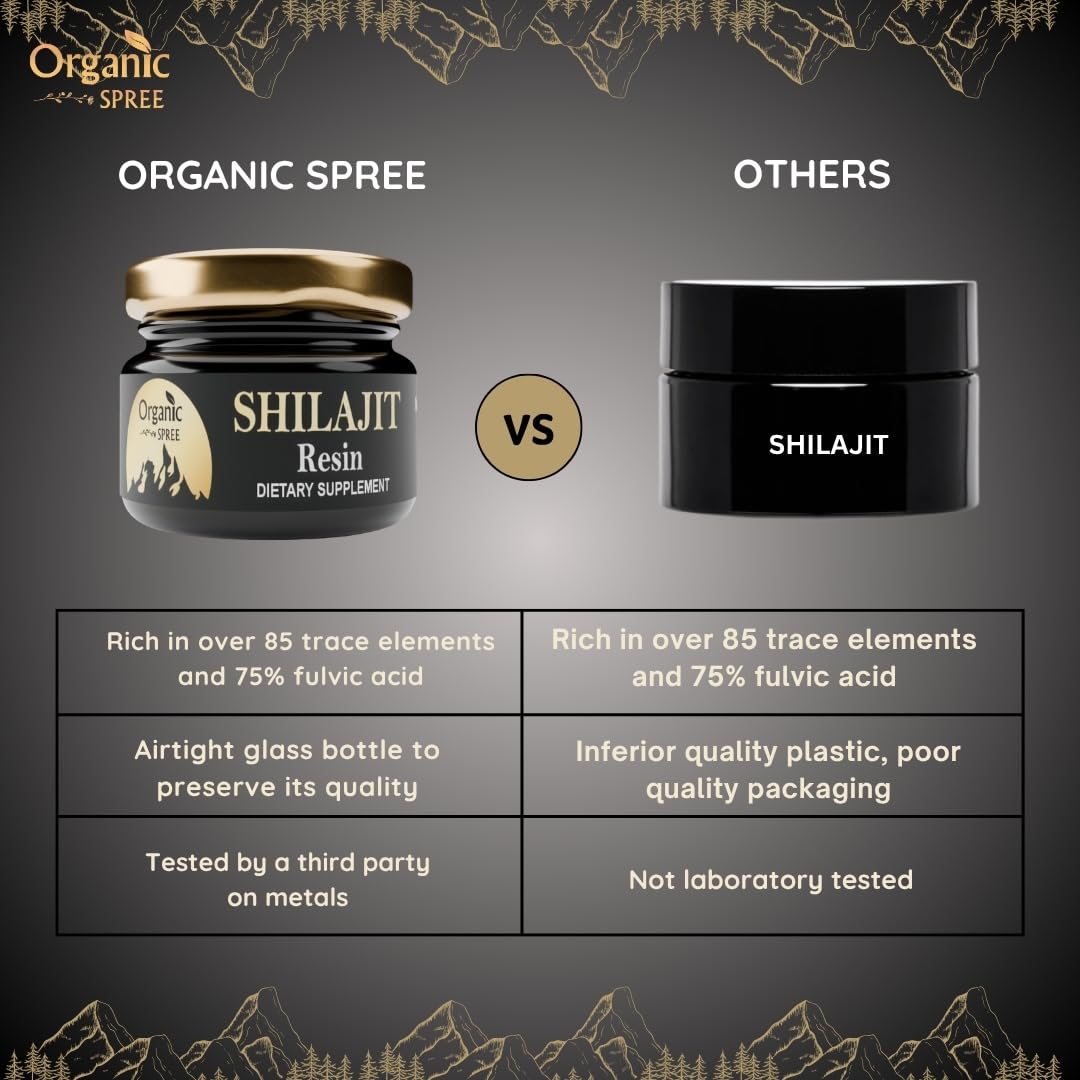 organic shilajit resin for daily use