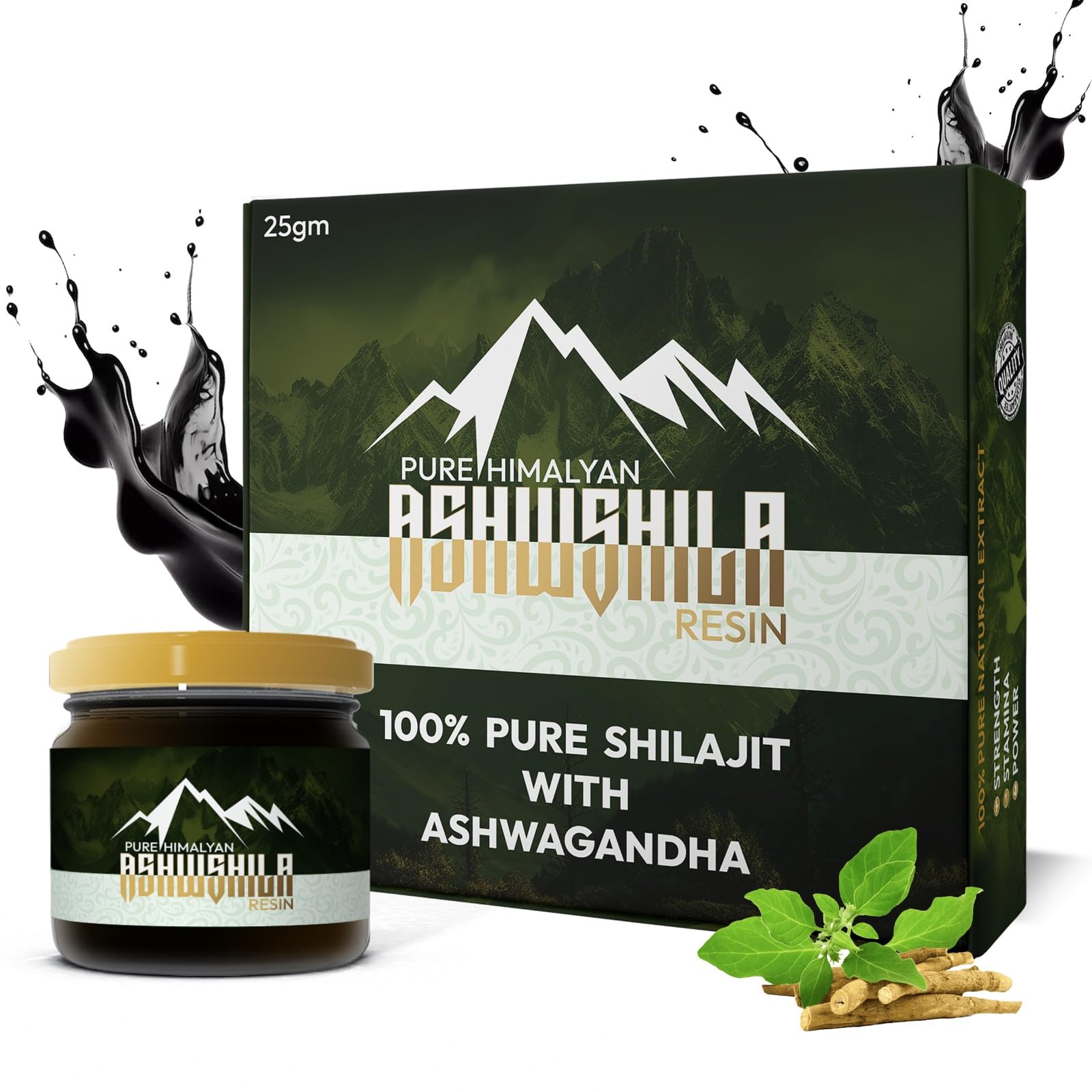 organic shilajit resin for energy