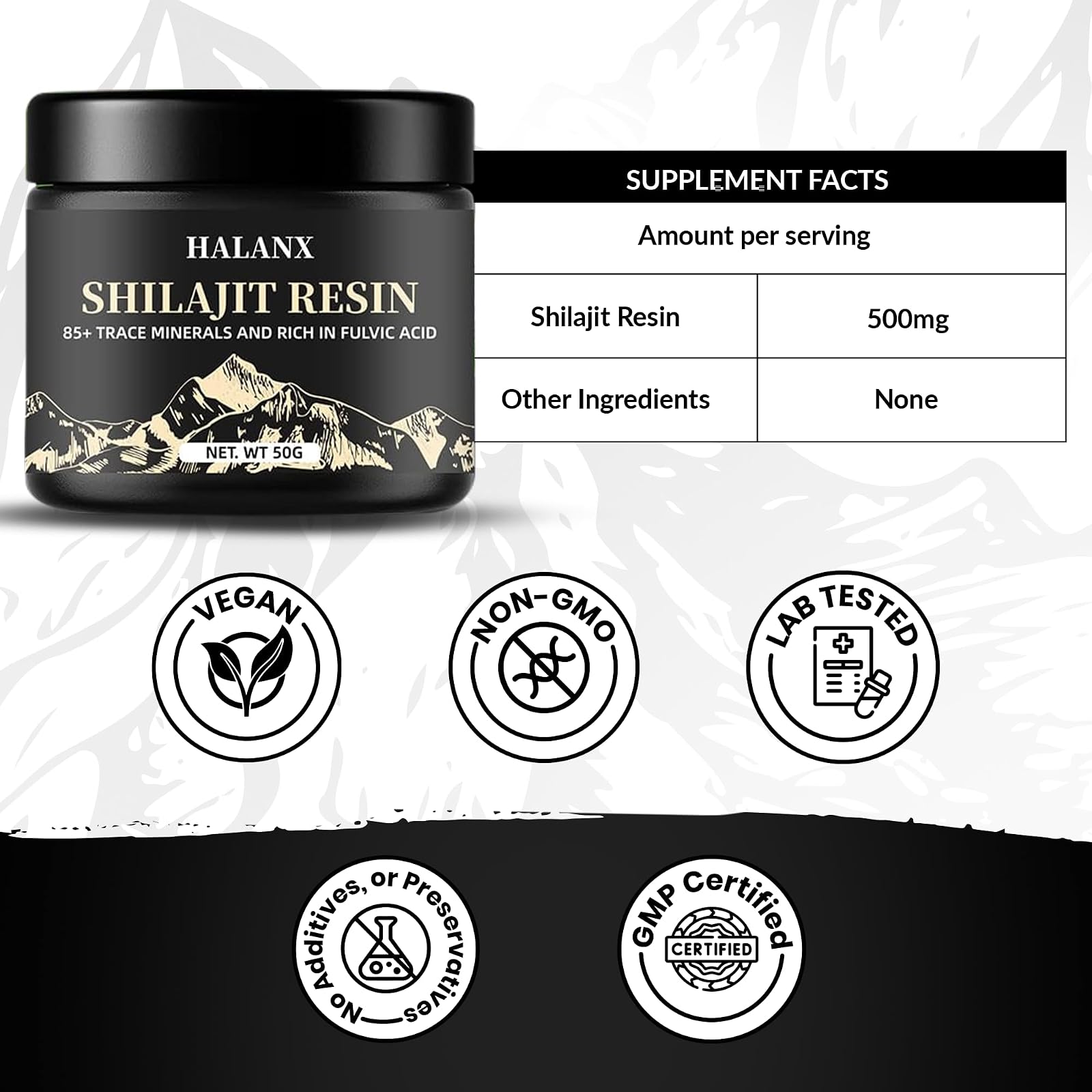 organic shilajit resin for health