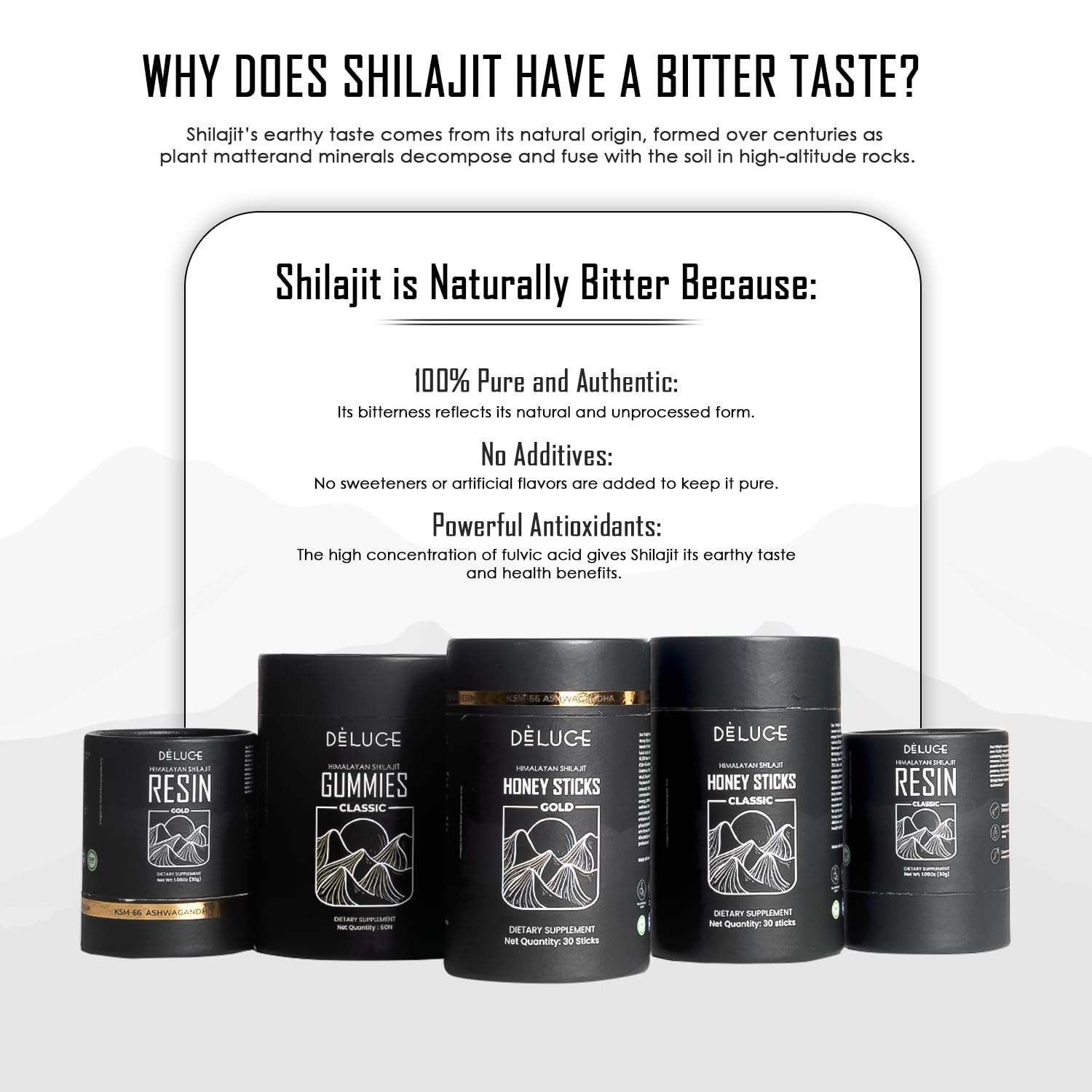 Organic Shilajit resin for immunity
