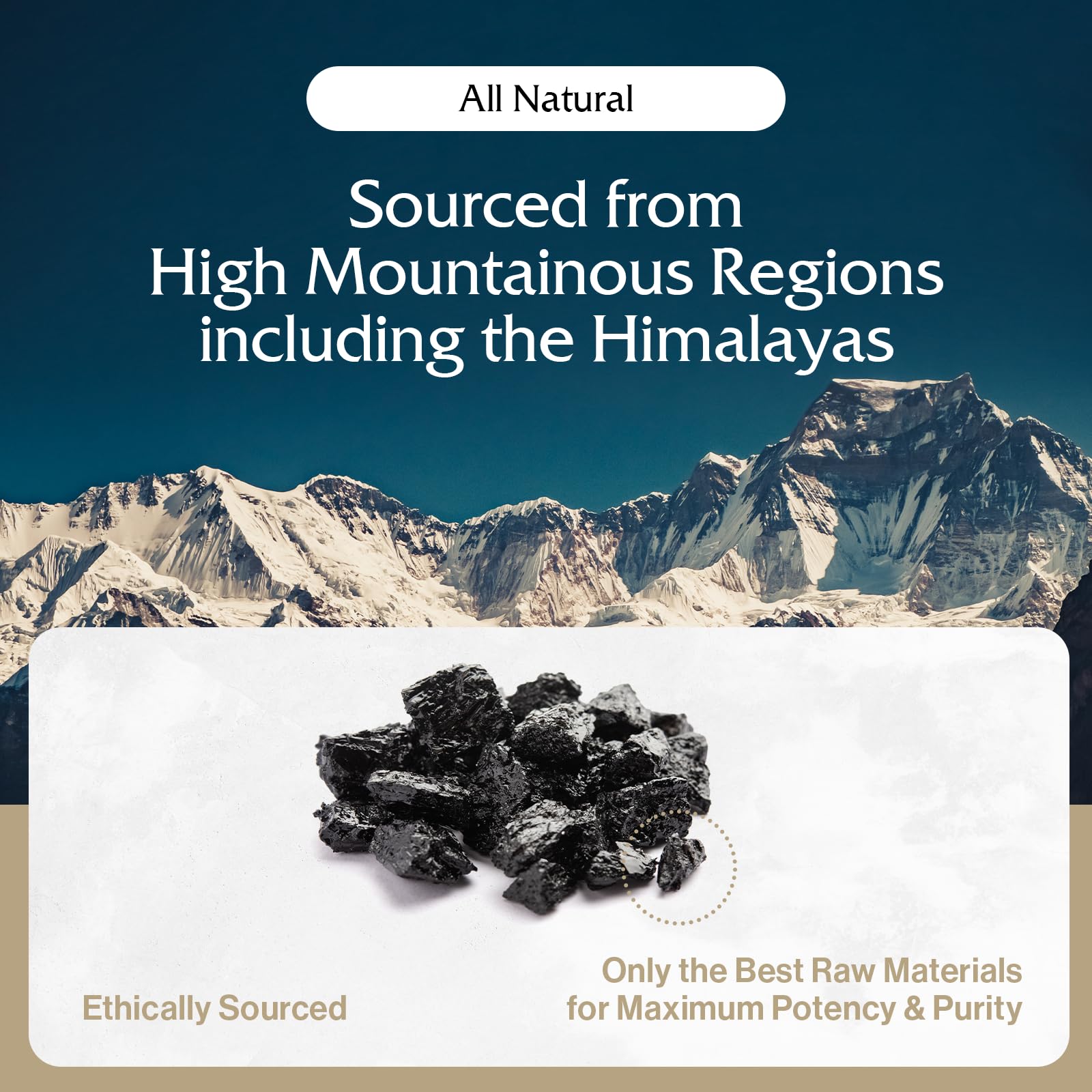 Organic Shilajit resin for recovery