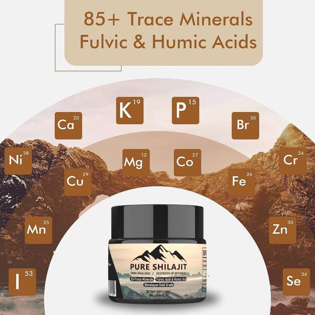 organic shilajit resin for recovery