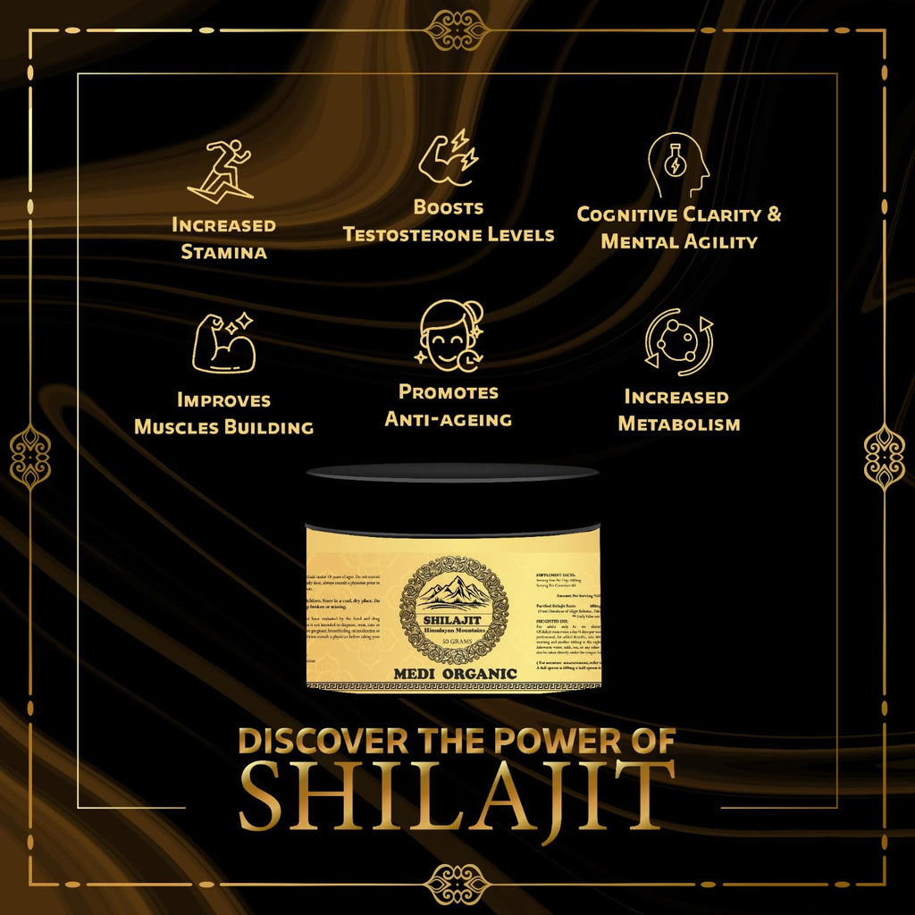 Organic shilajit resin for wellness
