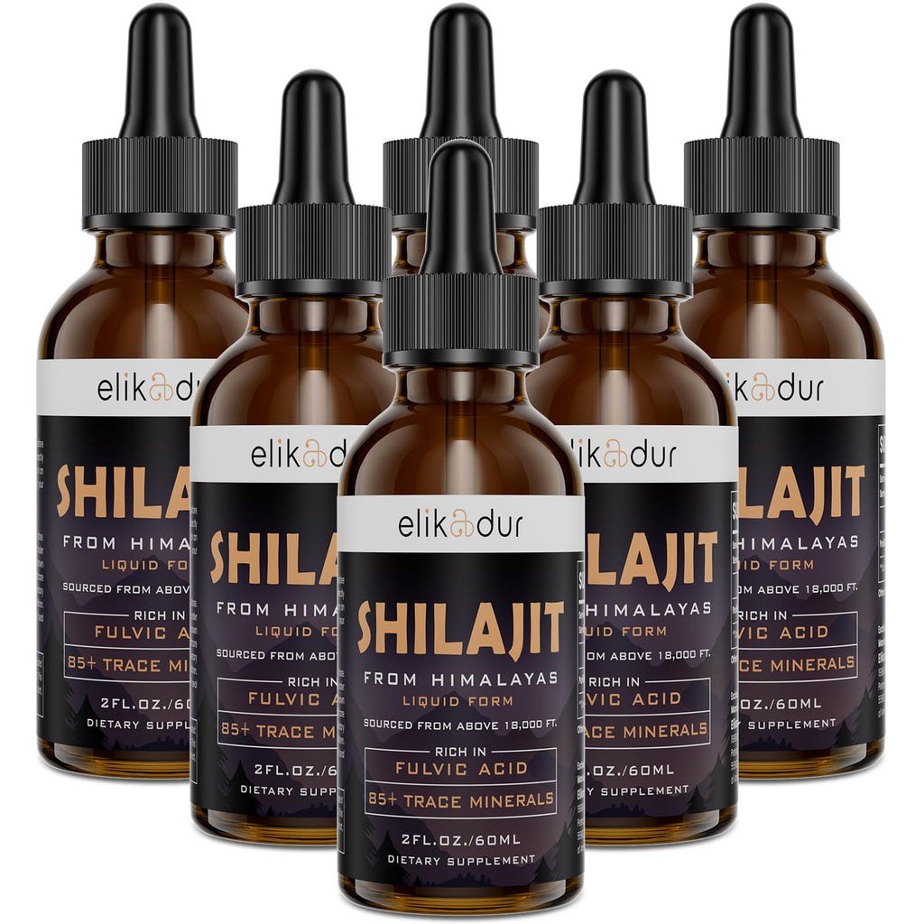 organic shilajit resin liquid supplement