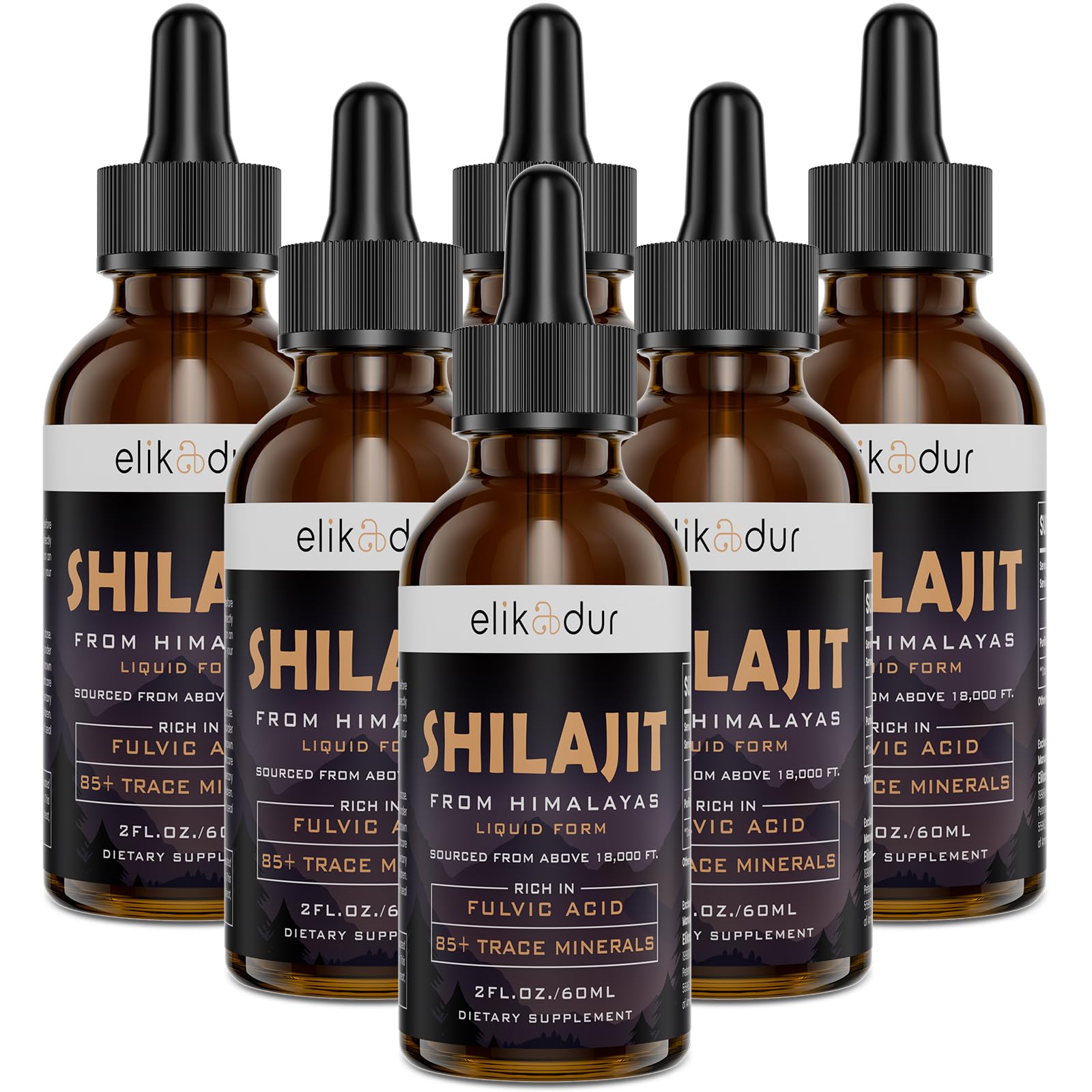 organic shilajit resin liquid supplement