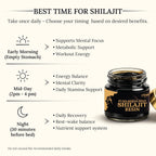 Organic shilajit resin supplement