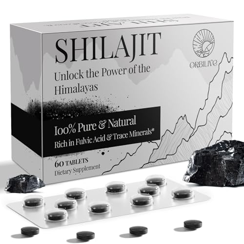 organic shilajit tablets for energy