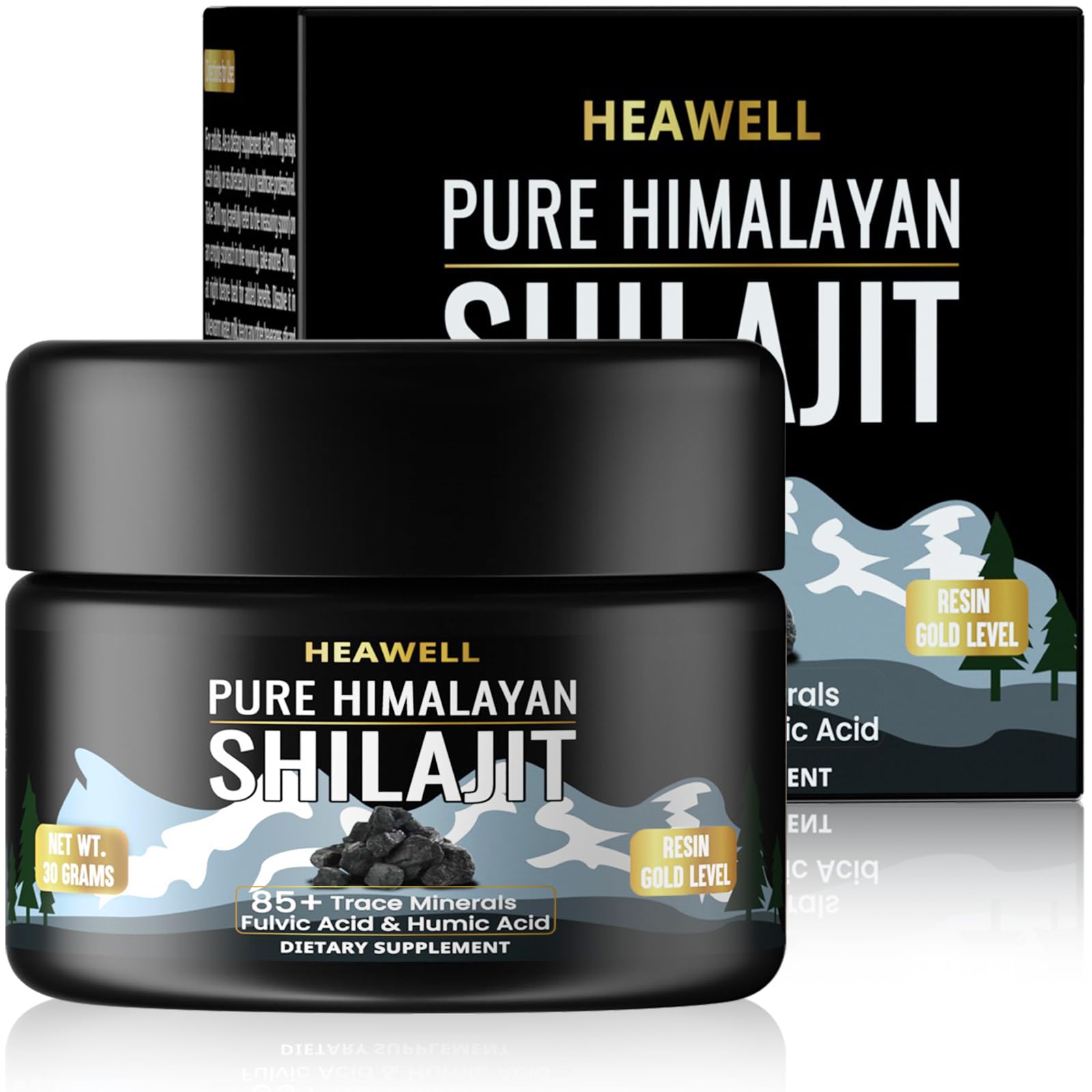 organic shilajit trace minerals supplement
