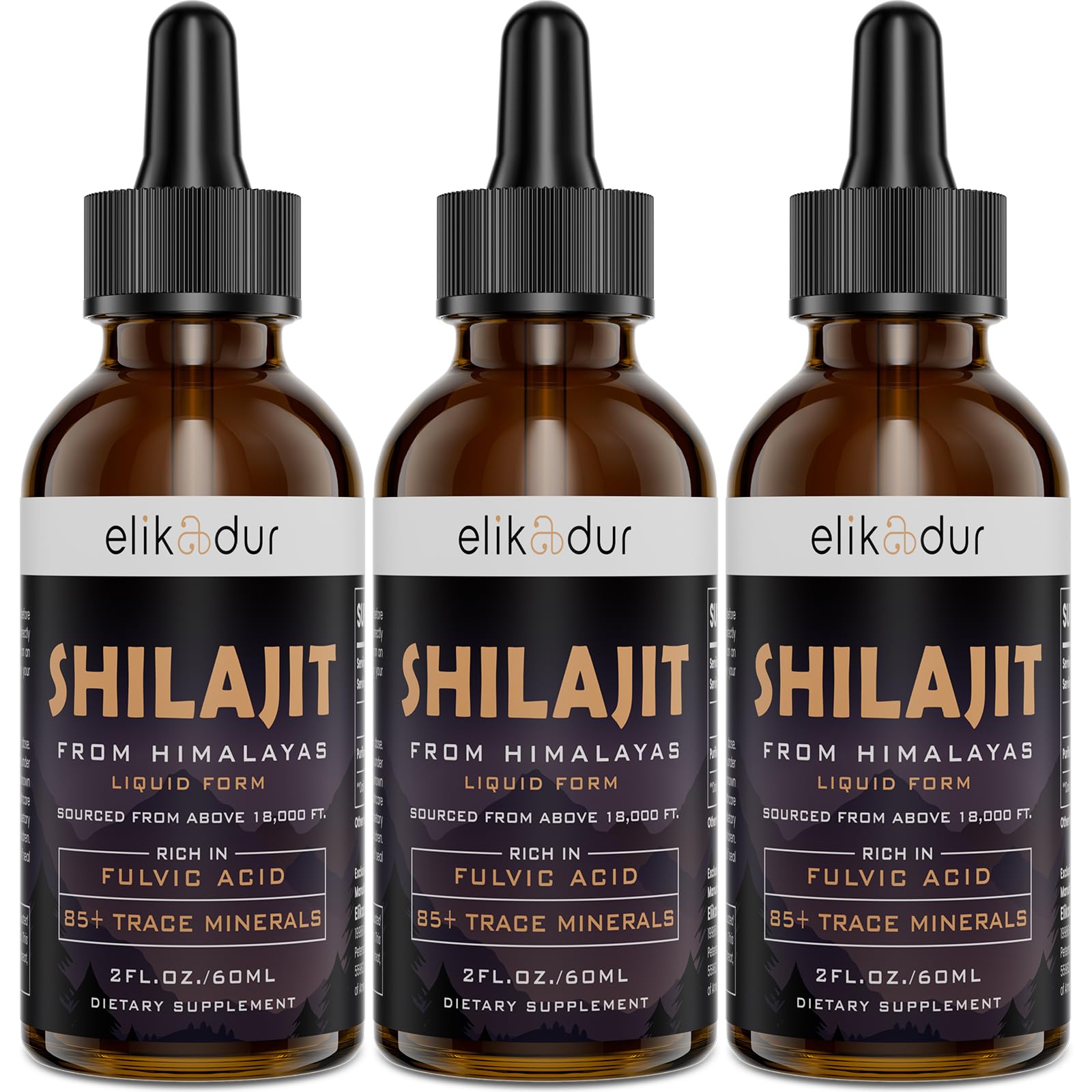 Organic Shilajit trace minerals supplement