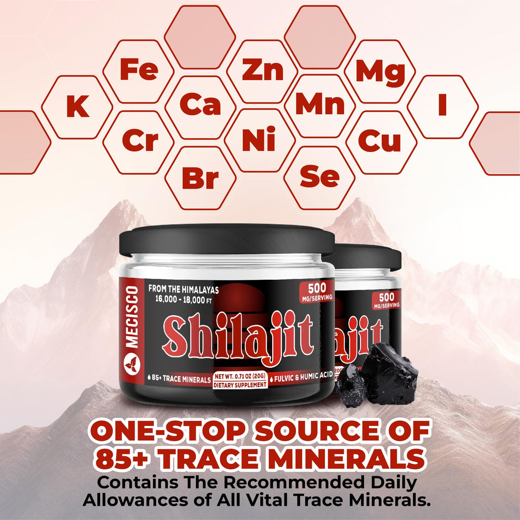 Organic Shilajit with 85+ trace minerals
