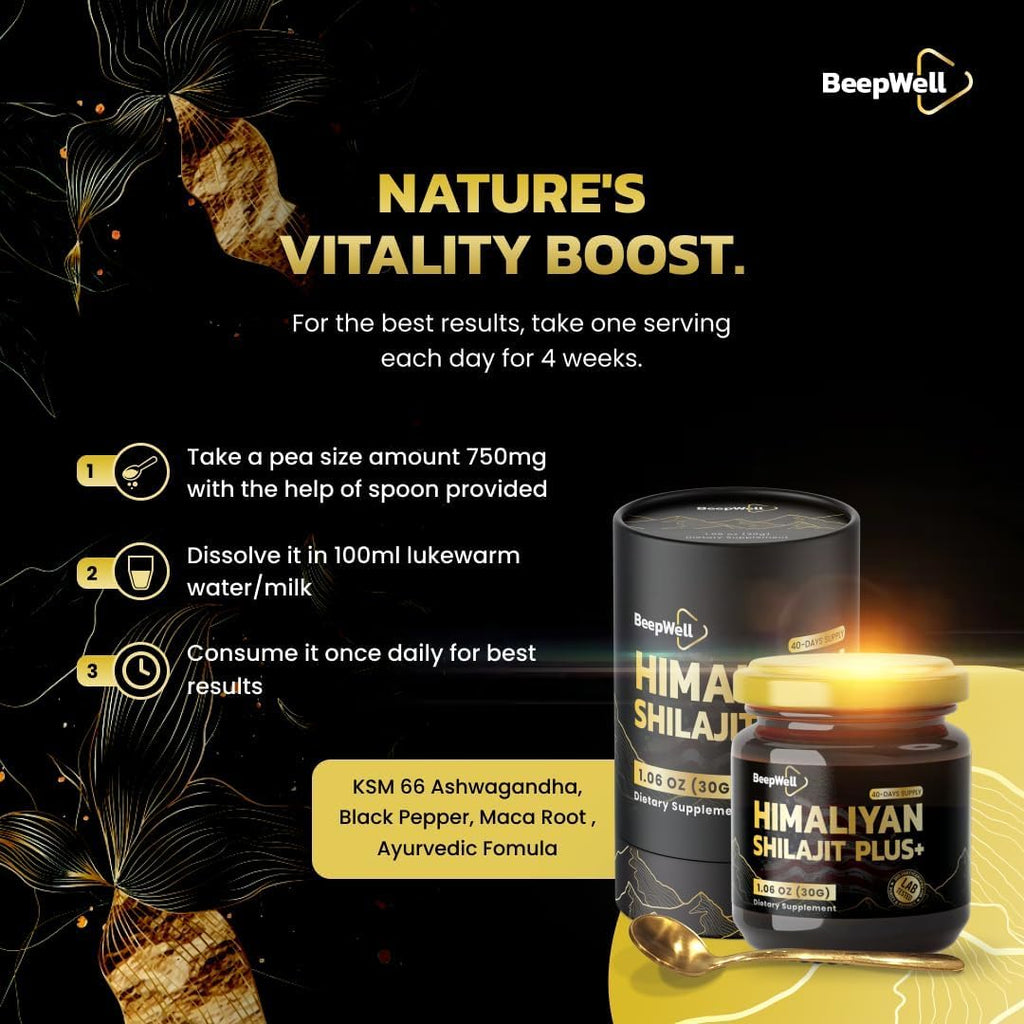 organic shilajit with maca root