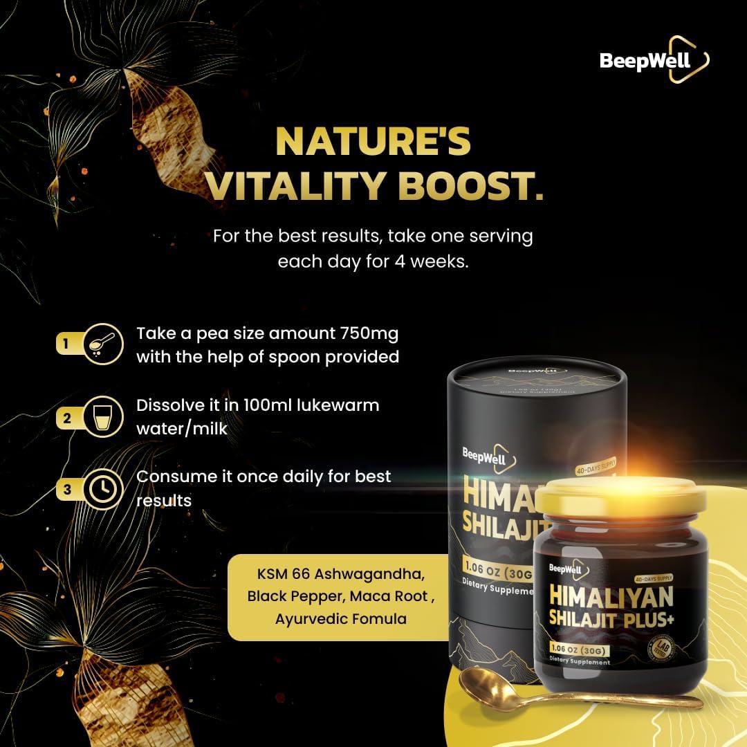 organic shilajit with maca root