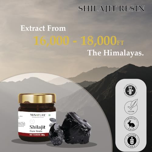 Organic shilajit with spoon included