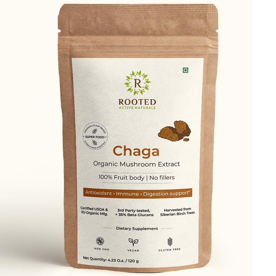 organic Siberian chaga mushroom extract