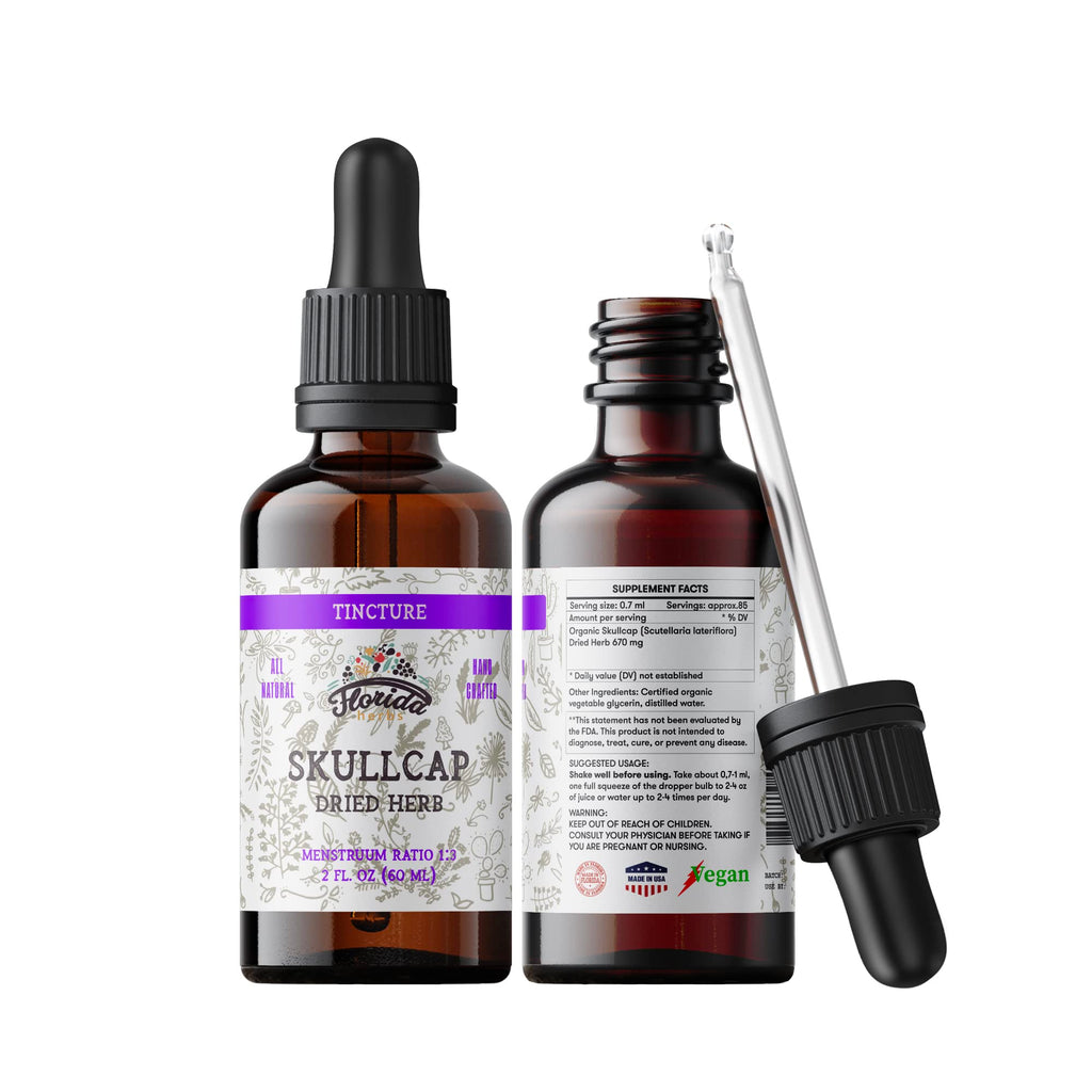 organic skullcap tincture for relaxation