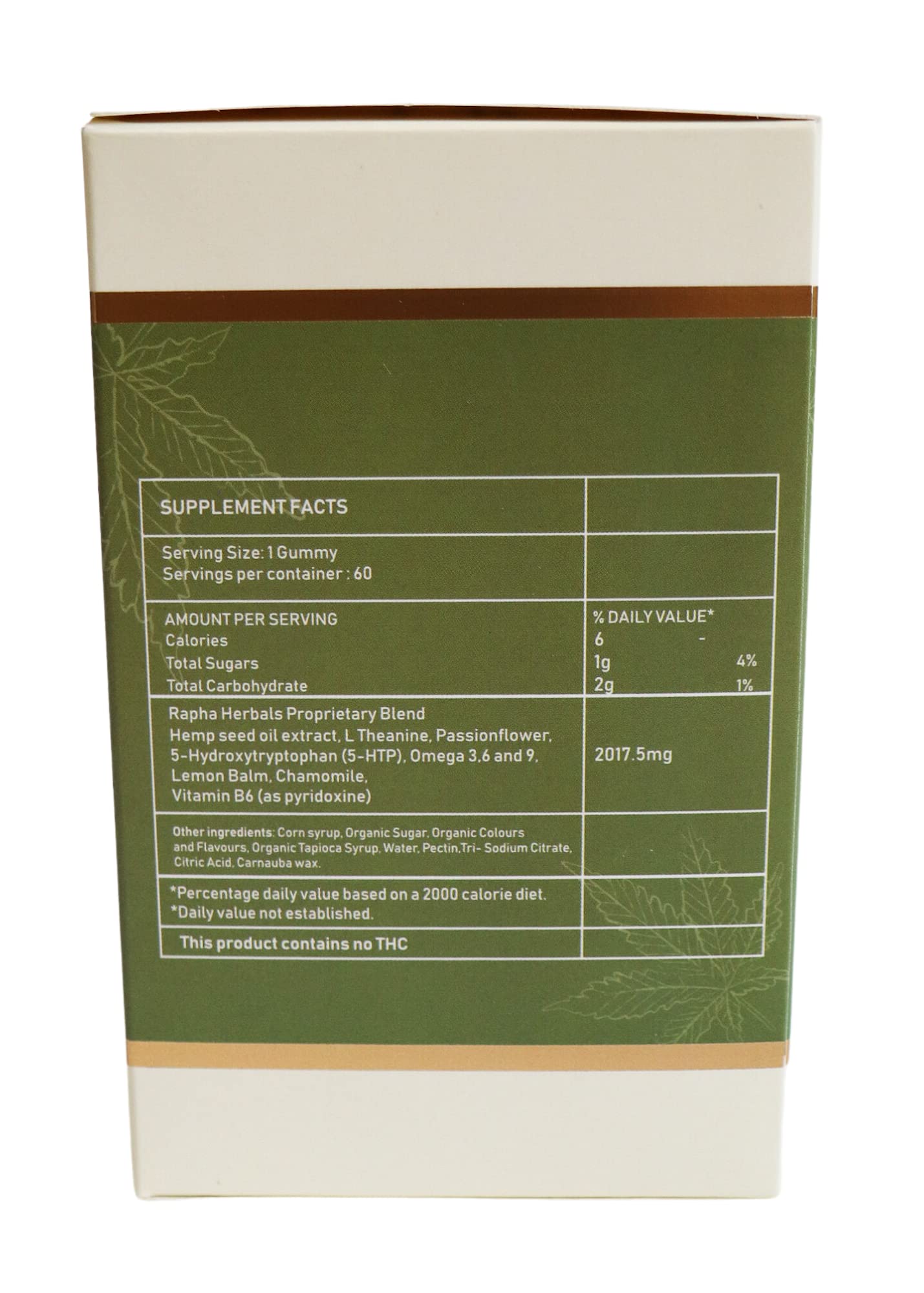 Organic sleep gummies with high potency