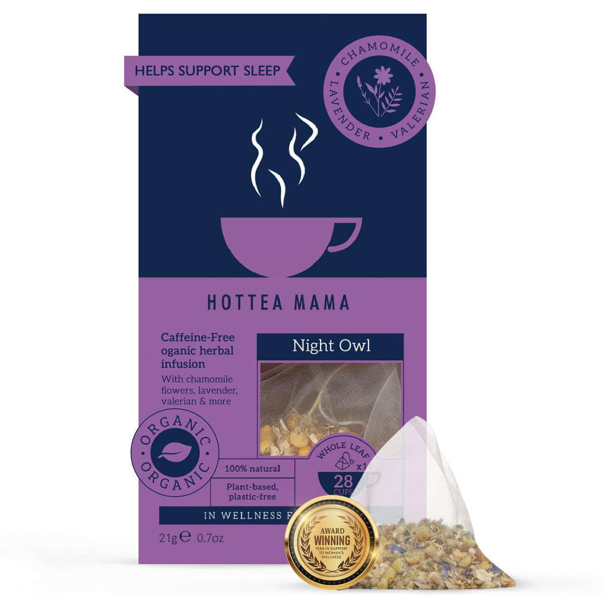 organic sleep support herbal tea