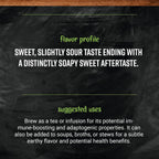 Organic sliced astragalus root for wellness