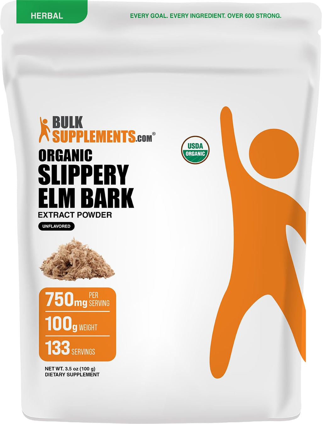 organic slippery elm bark powder