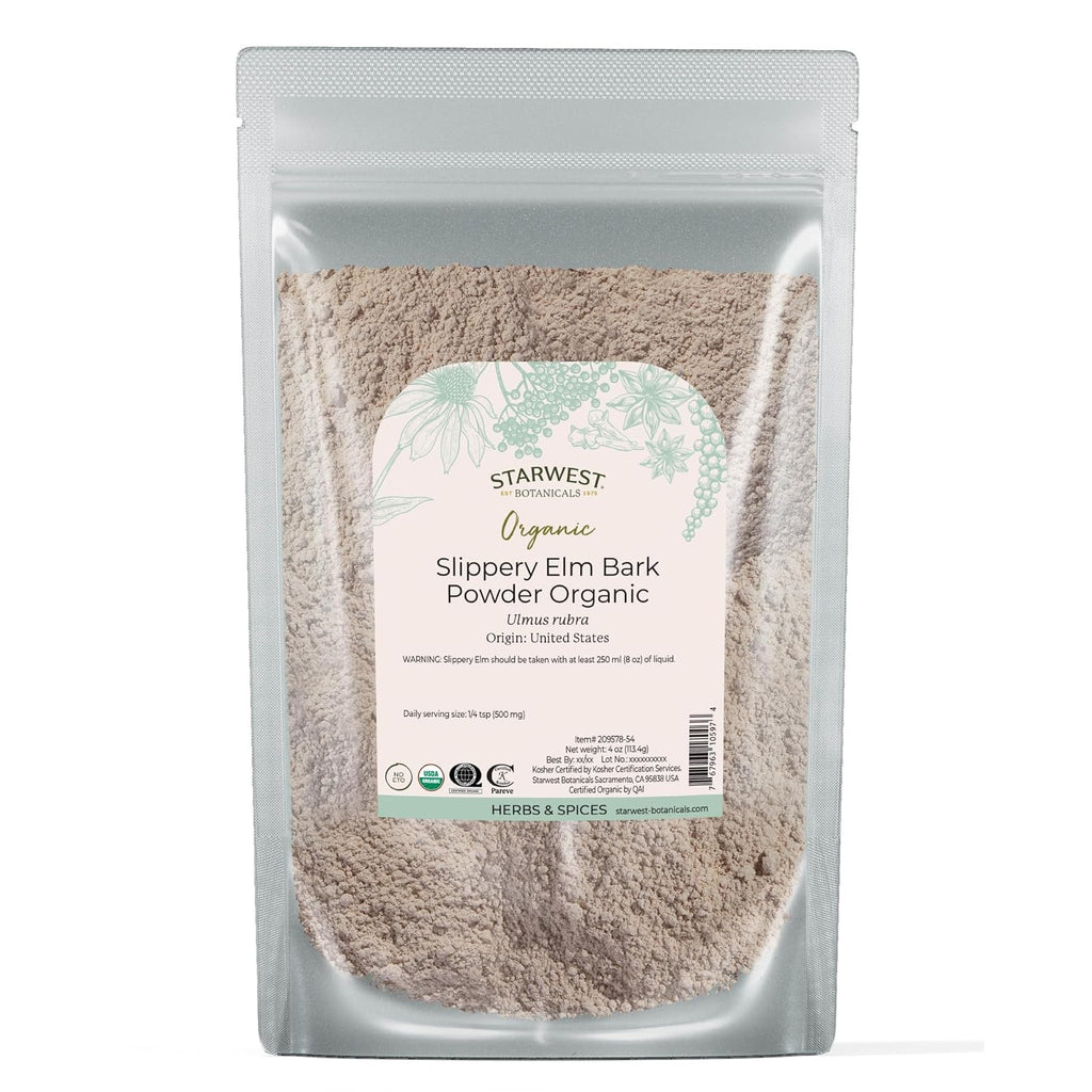 organic slippery elm bark powder