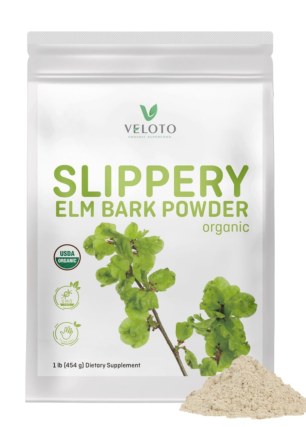 organic slippery elm bark powder