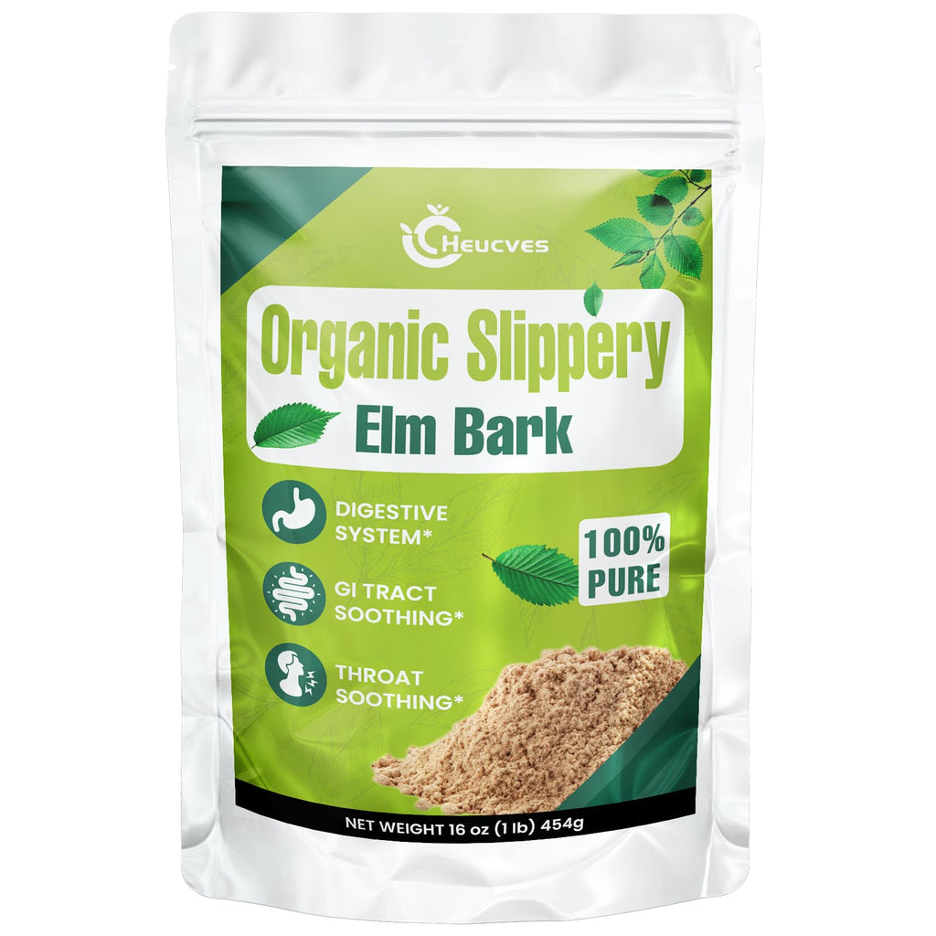 organic slippery elm powder for throat relief