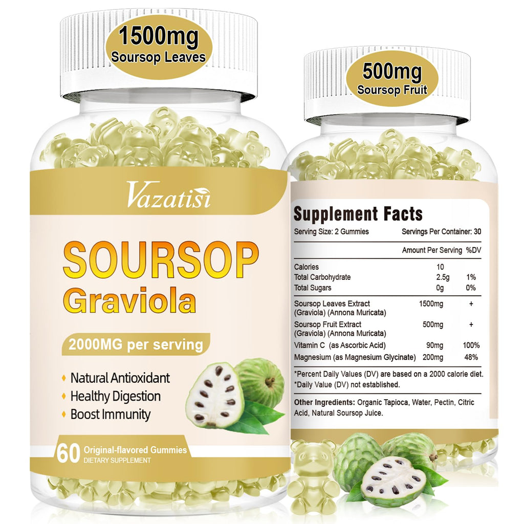 organic soursop gummies for immunity
