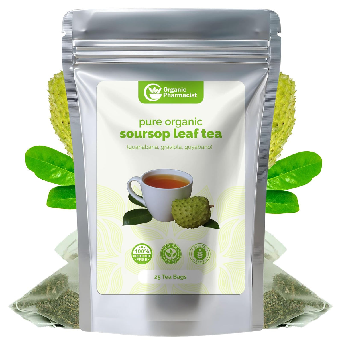 Organic Soursop Leaf Tea bags