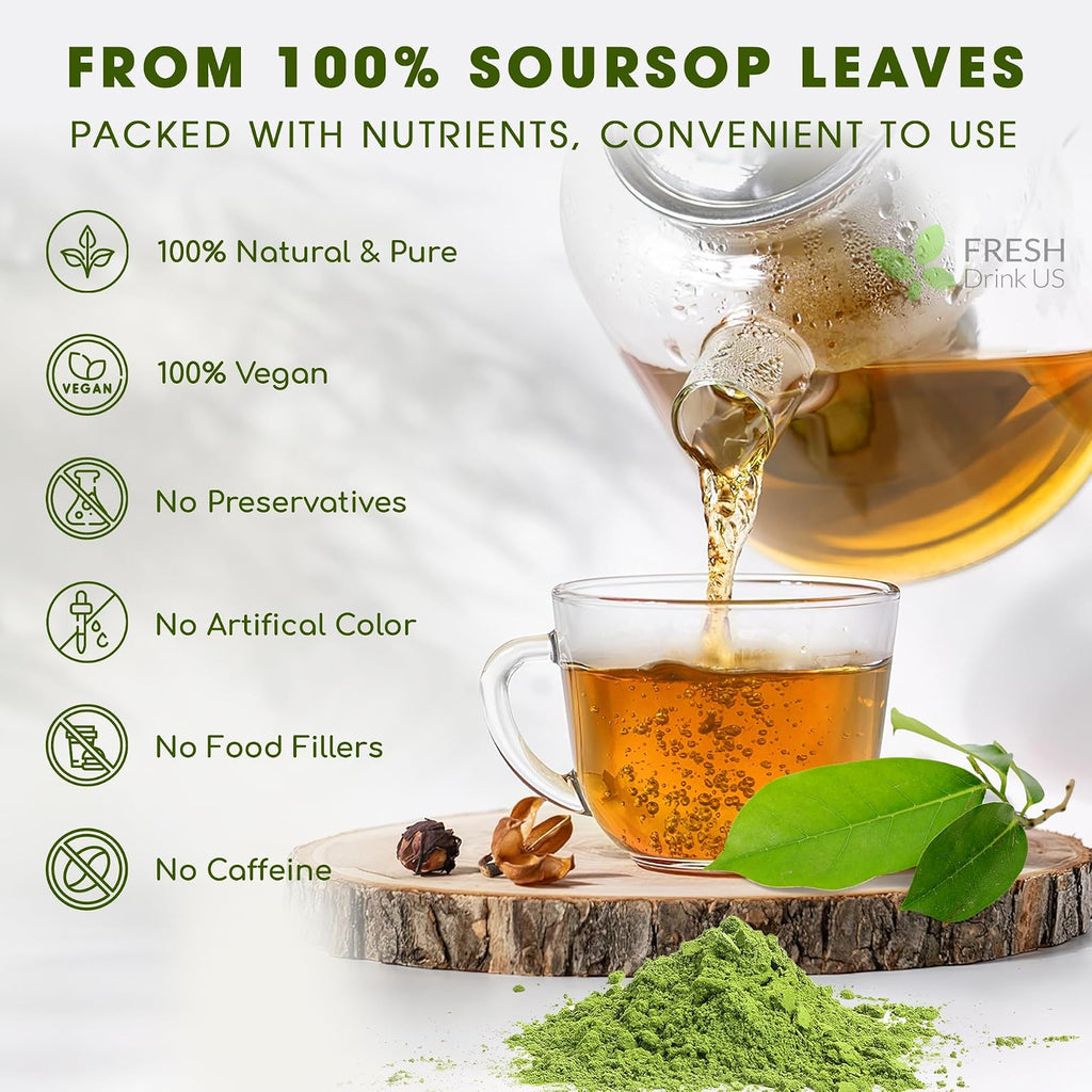 organic soursop leaves for herbal detox