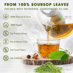 organic soursop leaves for herbal detox