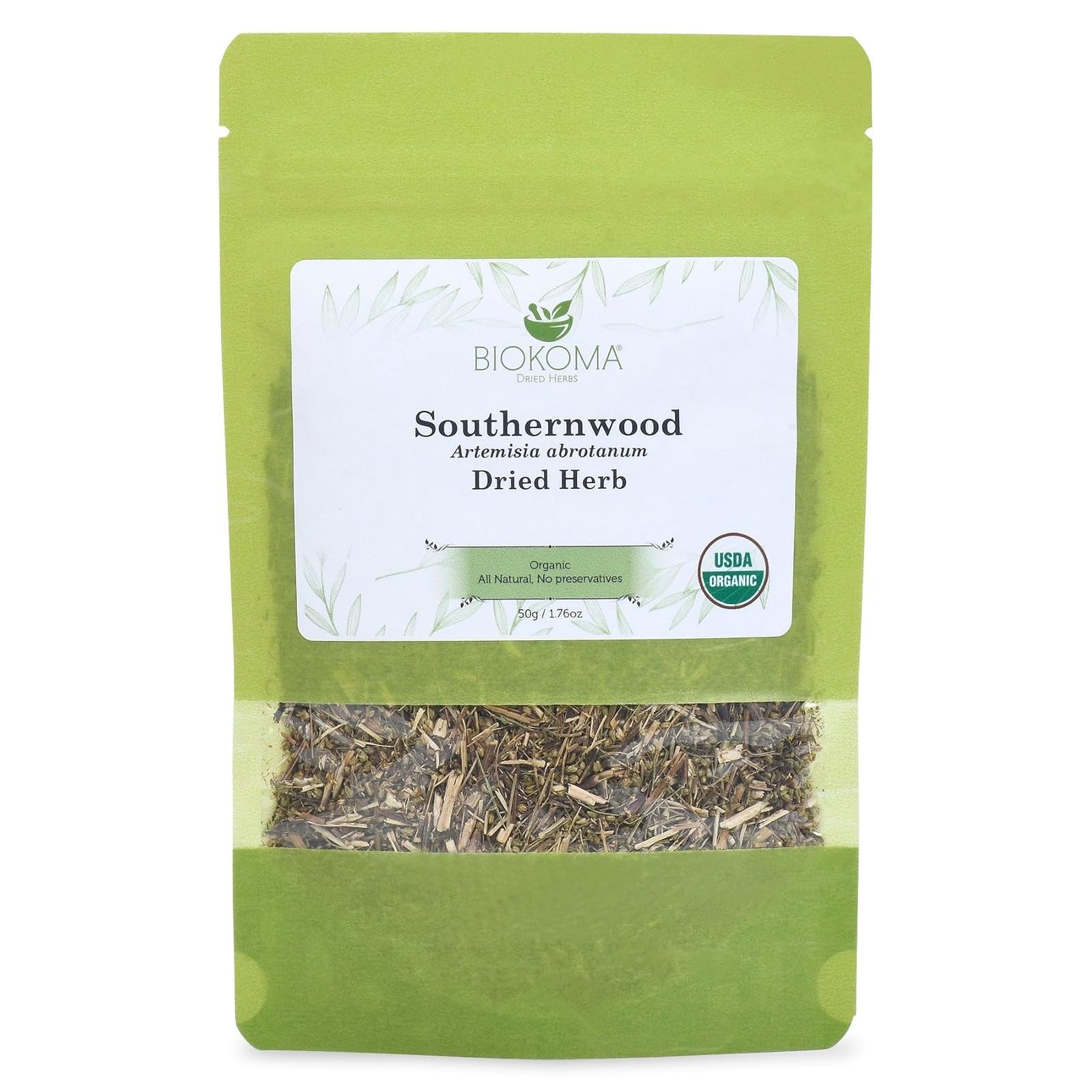 organic southernwood dried herb tea