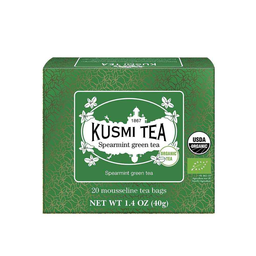 organic spearmint green tea bags