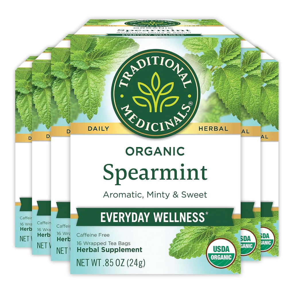 organic spearmint herbal tea bags