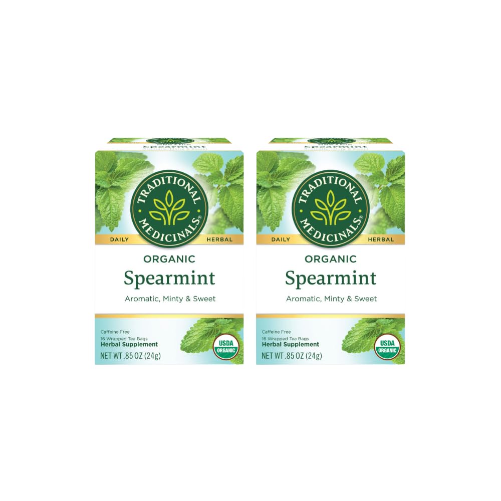 organic spearmint herbal tea bags