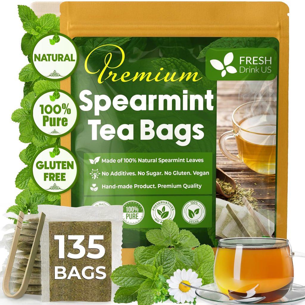 organic spearmint herbal tea bags