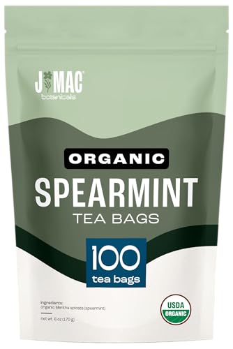 organic spearmint herbal tea bags