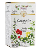 organic spearmint leaf herbal tea