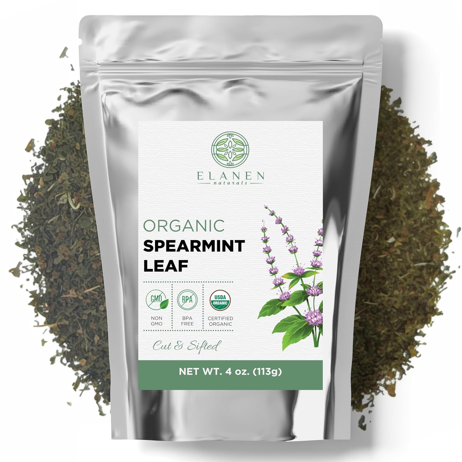 organic spearmint leaves for tea