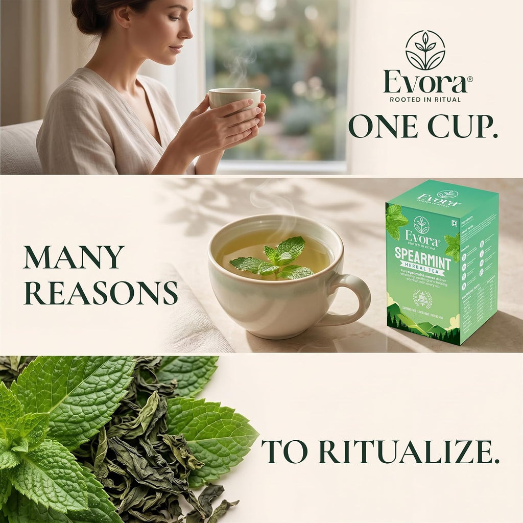 organic spearmint tea bags for wellness